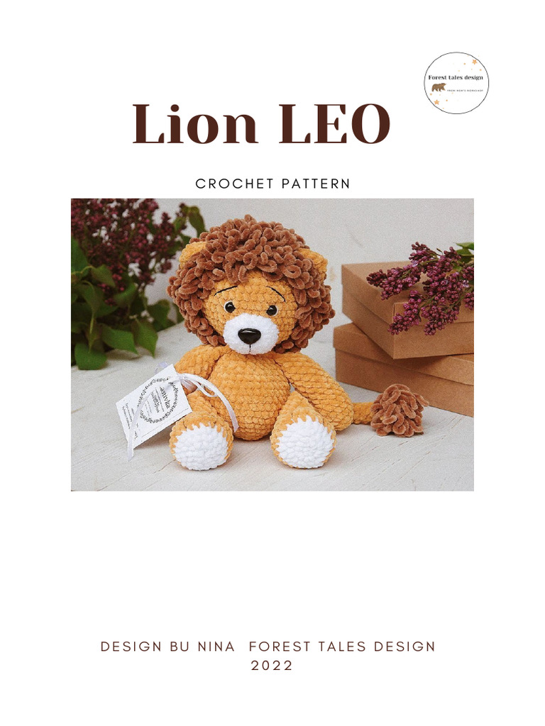 LION | PDF | Crochet | Yarn