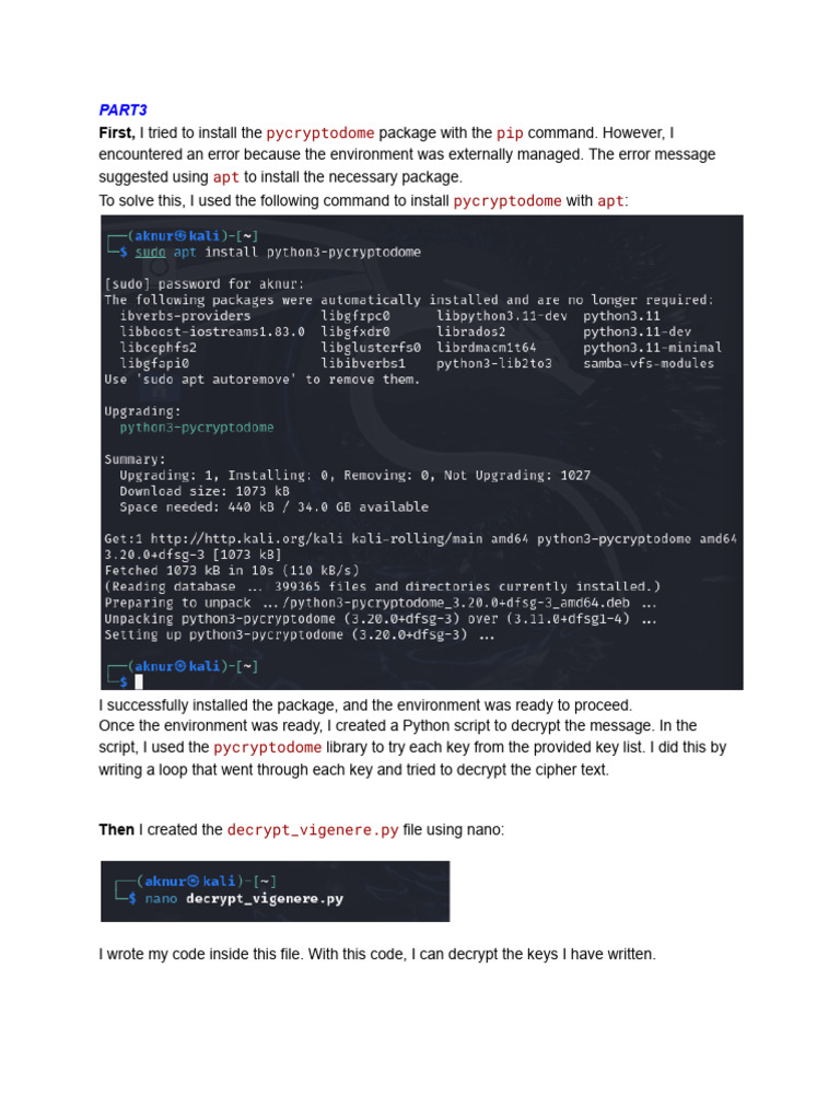 PART3 | PDF | Encryption | Cryptanalysis