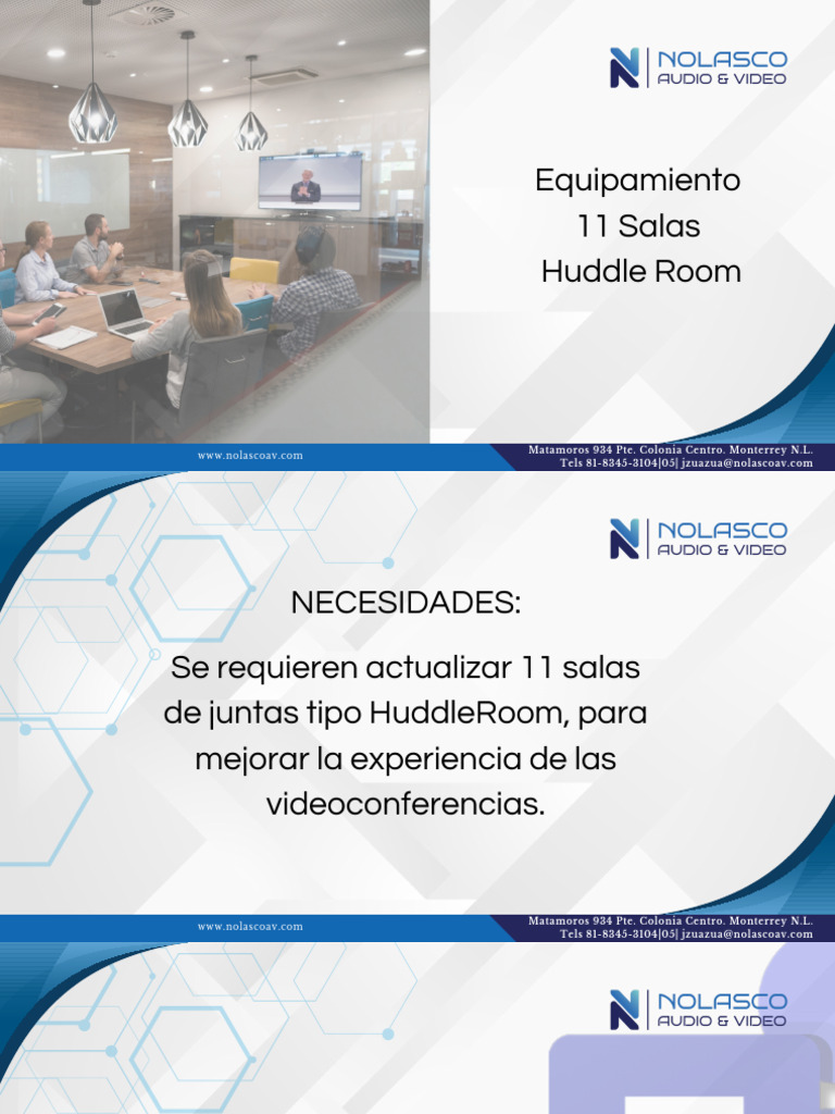 Proyecto 11 Huddle Rooms BAT - Oct 17, 2024 | PDF | Tecnología de información y comunicaciones ...
