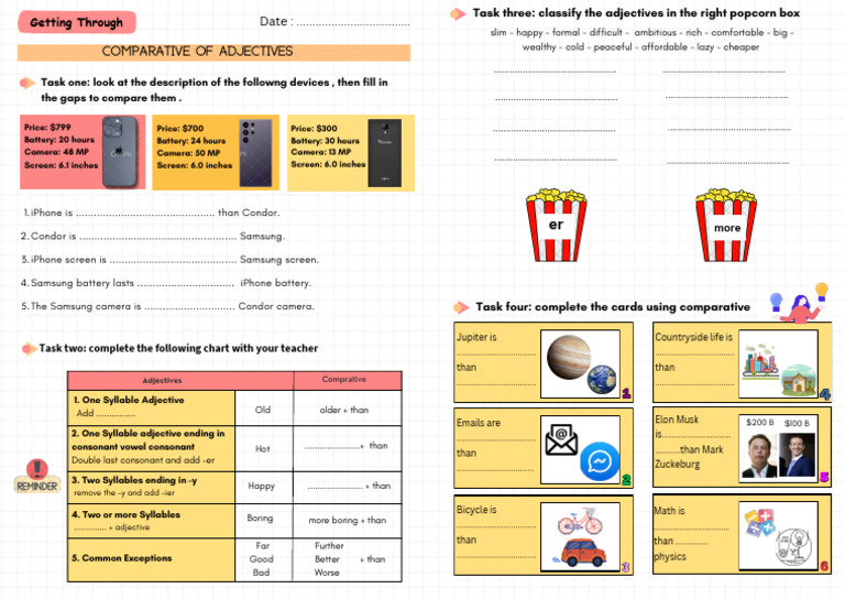 Getting Through-Comparative of Adj | PDF | Language Families | Languages