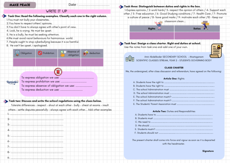 Make Peace - Write It Up | PDF | Justice | Crime & Violence