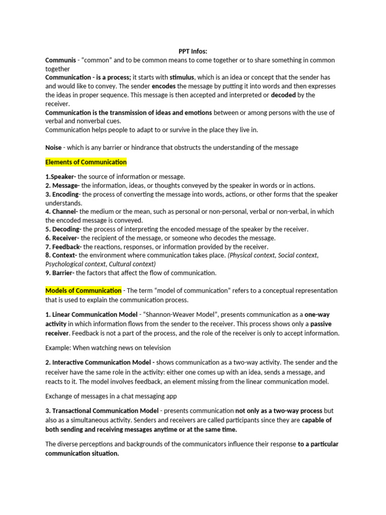 12 Ppt Infos Oc Pdf Communication Nonverbal Communication