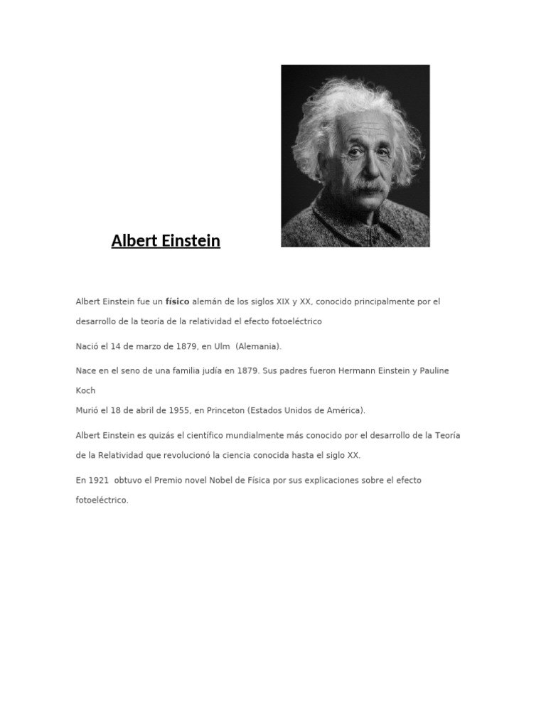 Albert Einstein | PDF