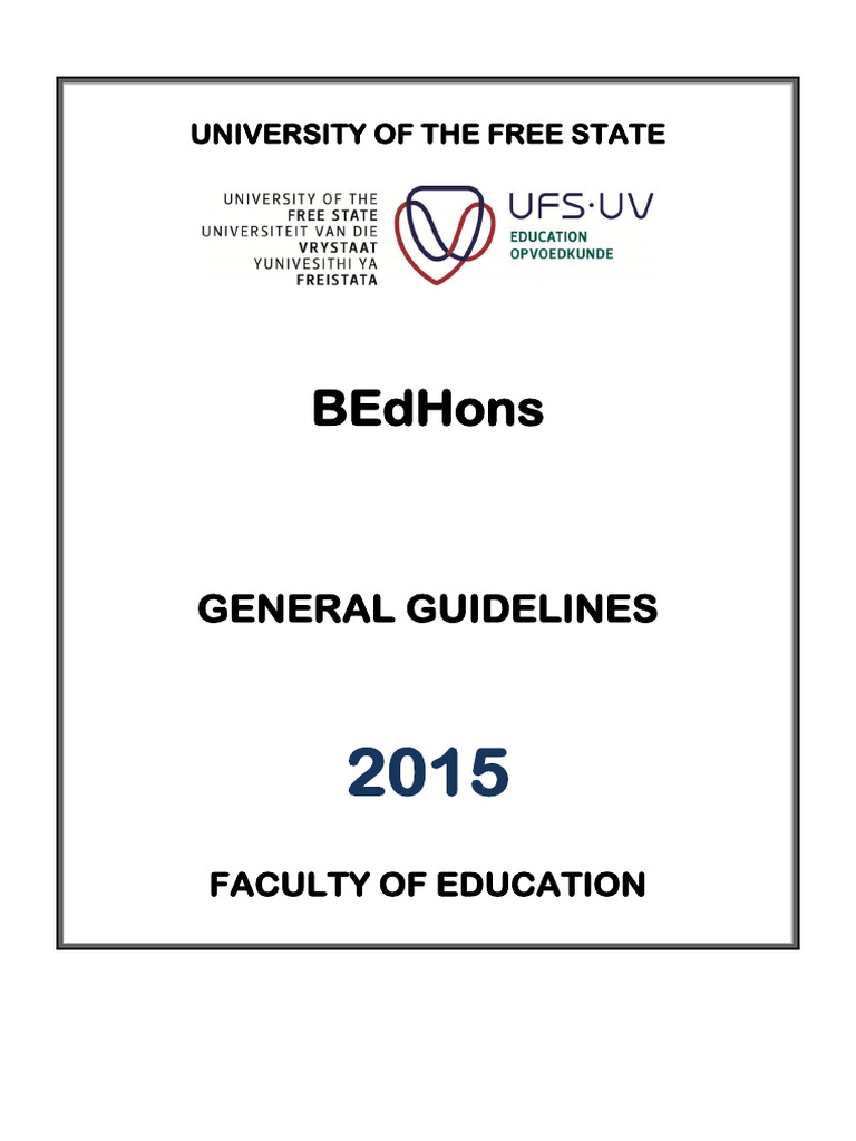 Bed Hons Guidelines 2015 235 Eng | PDF | Academic Degree | Methodology