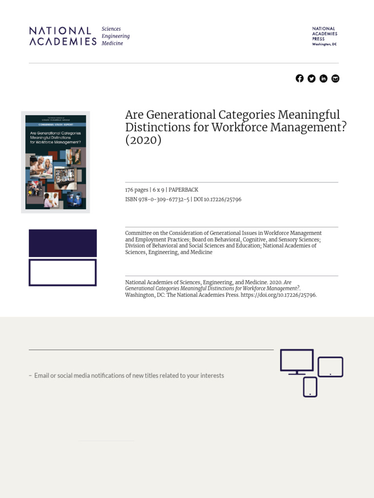 Are Generational Categories Meaningful Distinctions For Workforce ...