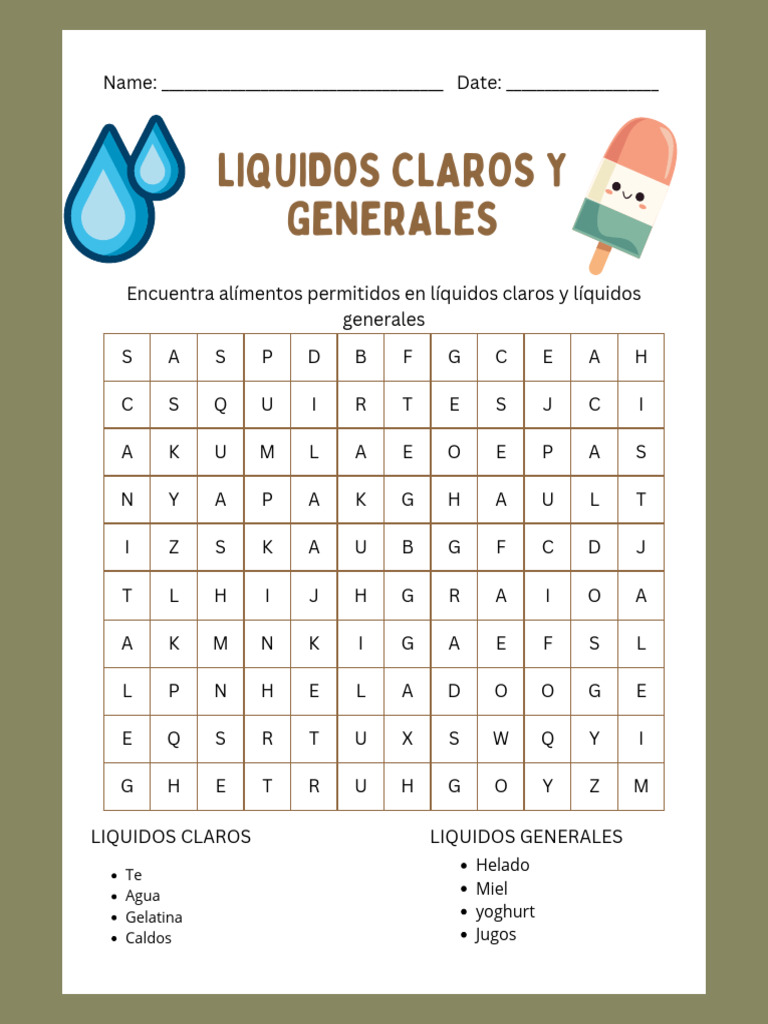 Liquidos Claros y Generales Dayanna Zermeño Arizaga | PDF