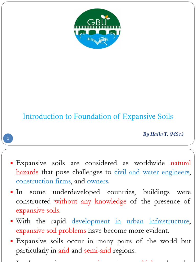 Chapter 5 Introduction To Foundation On Expansive Soils | PDF ...