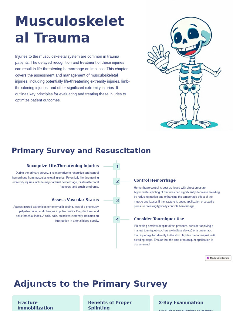 Musculoskeletal Trauma | PDF | Anatomical Terms Of Motion | Knee