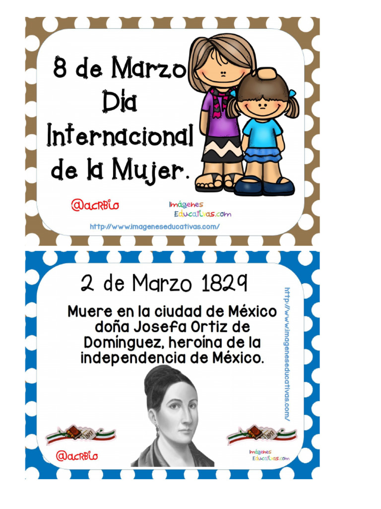 Efemerides de marzo | PDF