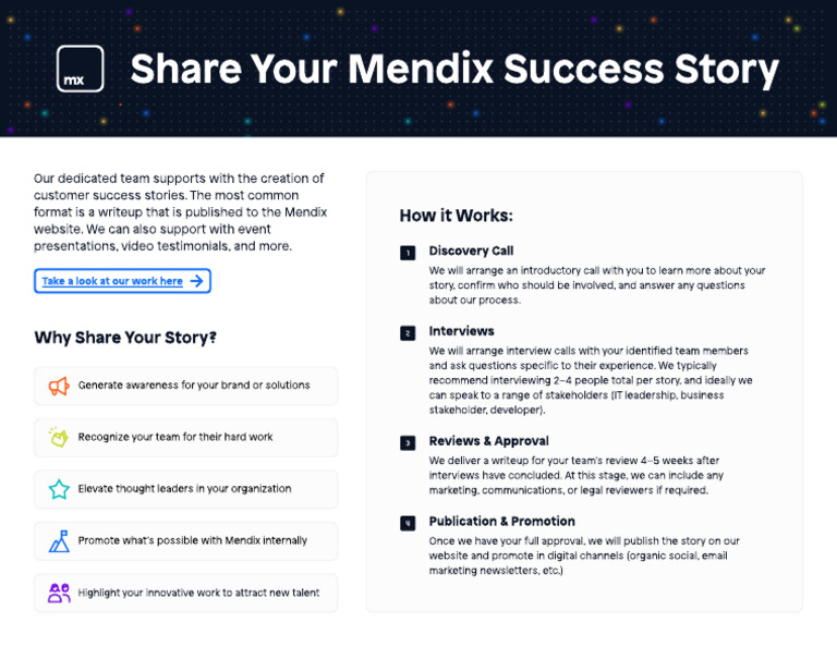 Customer Story One-Pager | PDF