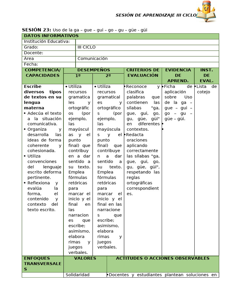 SESIONES III CICLO-UNIDAD 6 - SEM 3 | PDF | Atmósfera de tierra | Atmósfera