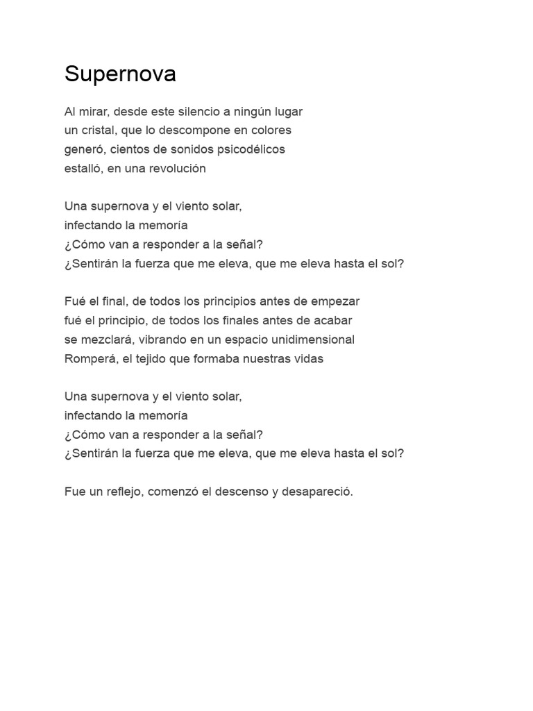 Supernova | PDF