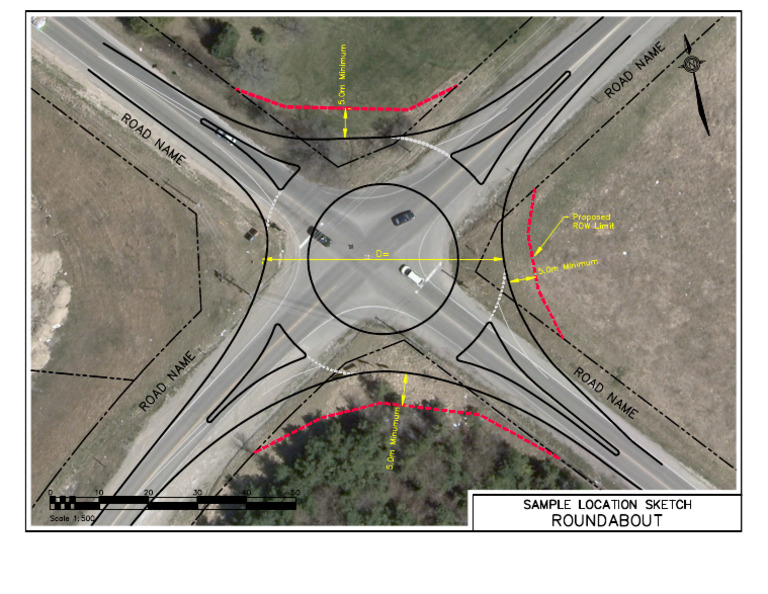 Sample of Roundabout Sketch | PDF