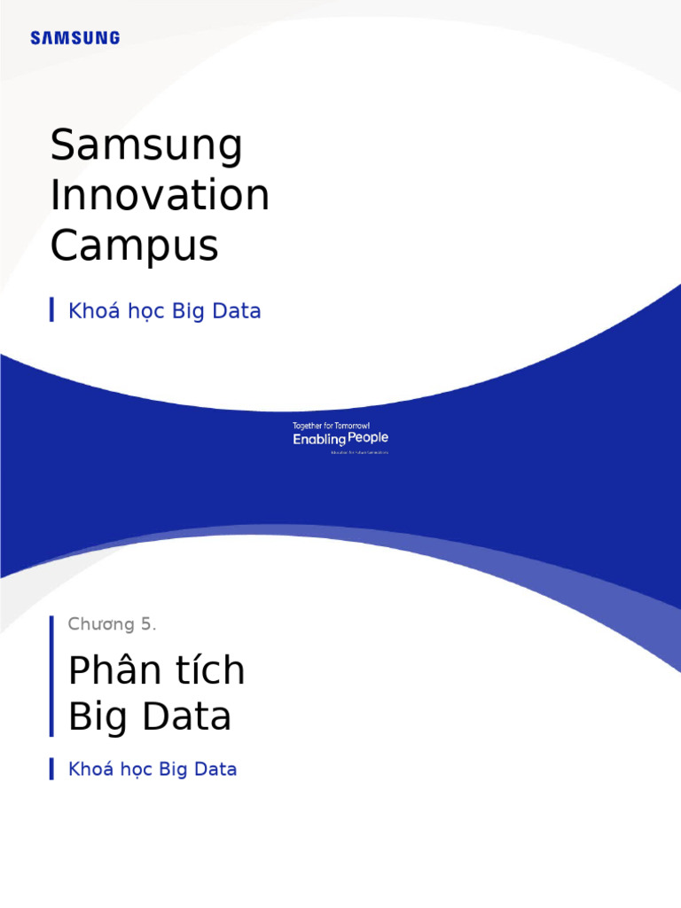 (Done) SIC Big Data Chapter5 F | PDF