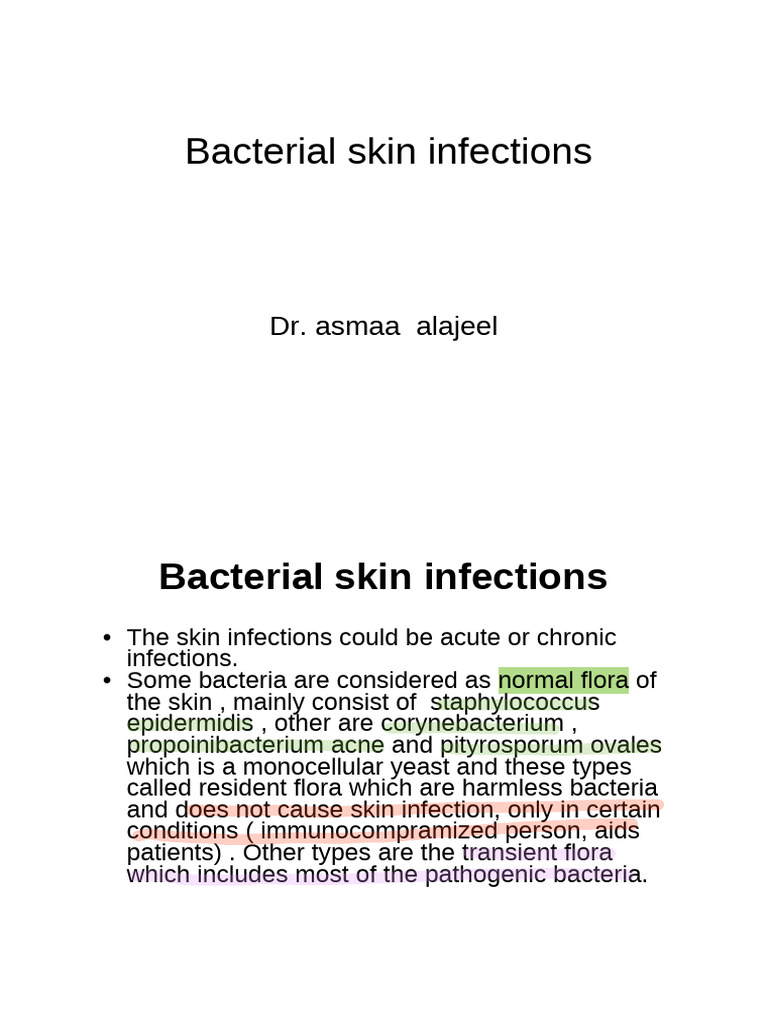2 Bacterial skin infections | PDF