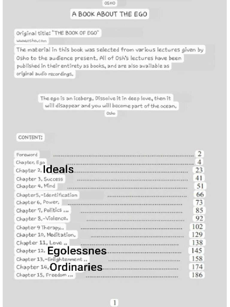 The Book of Ego | PDF