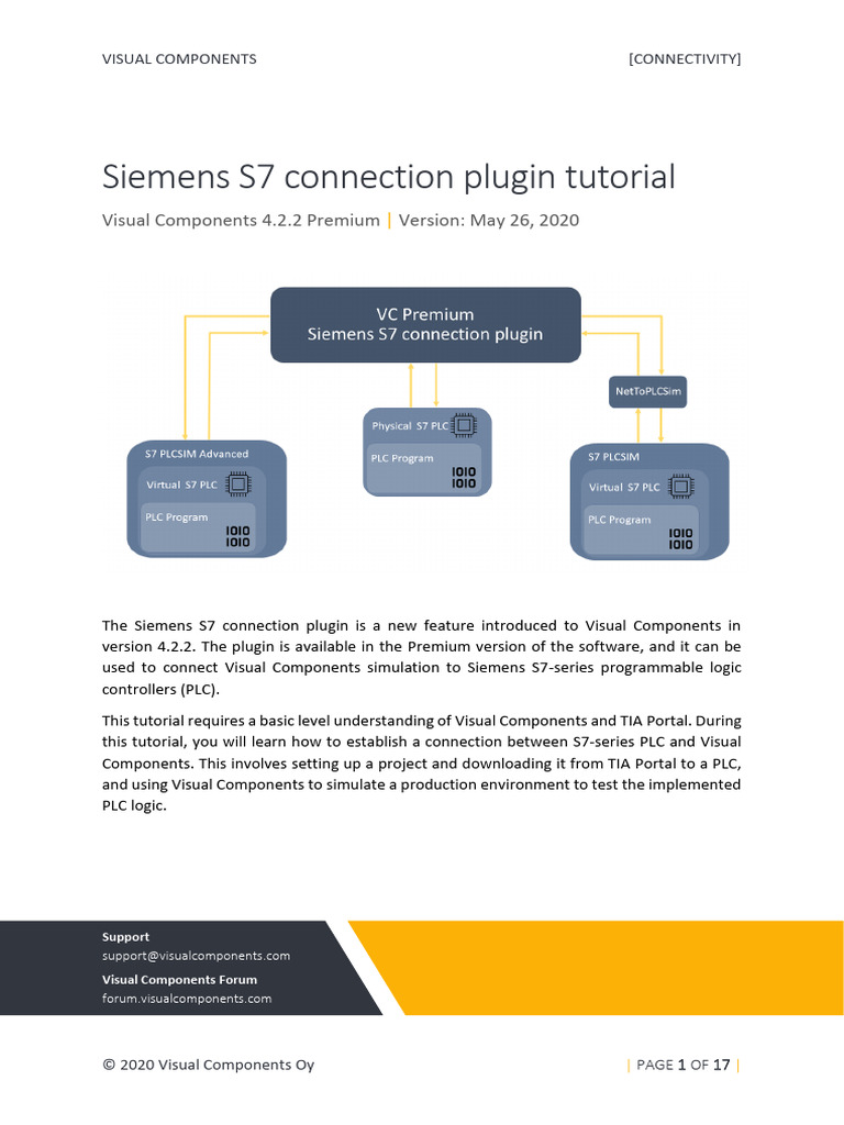 Connect To A Siemens S7 PLC PART1 | PDF | Programmable Logic Controller ...
