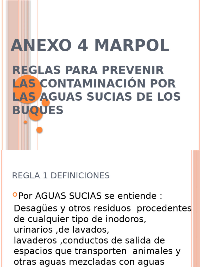 Anexo 4 Marpol | PDF