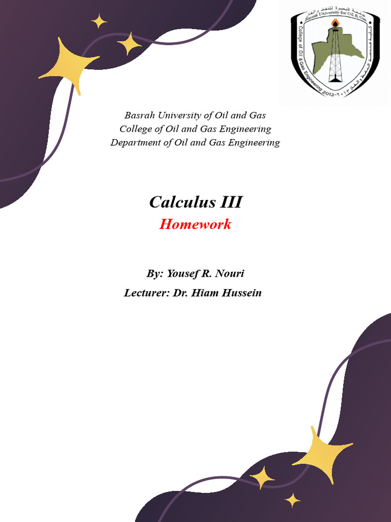 Calculus III Cover | PDF