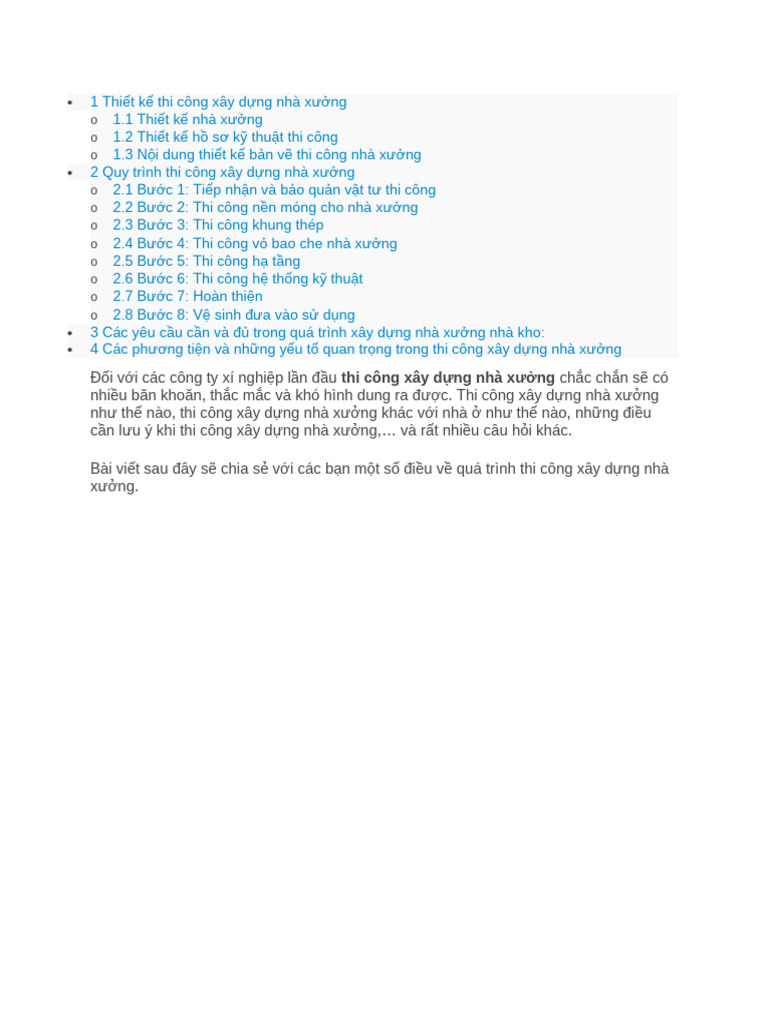 Lap Rap Nha Thep Cong Nghep | PDF
