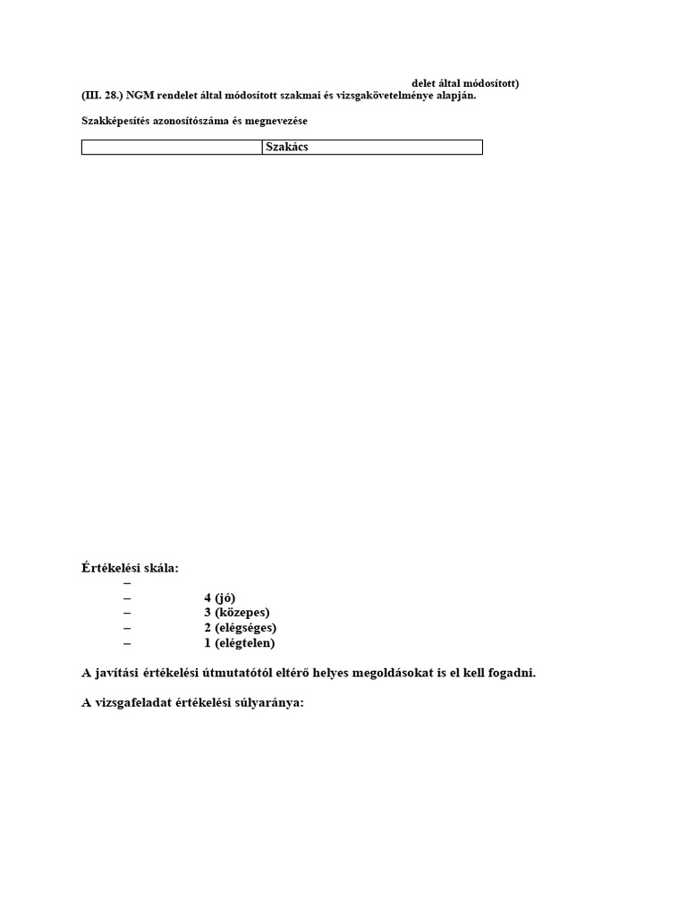 34 811 04 Szakács | PDF