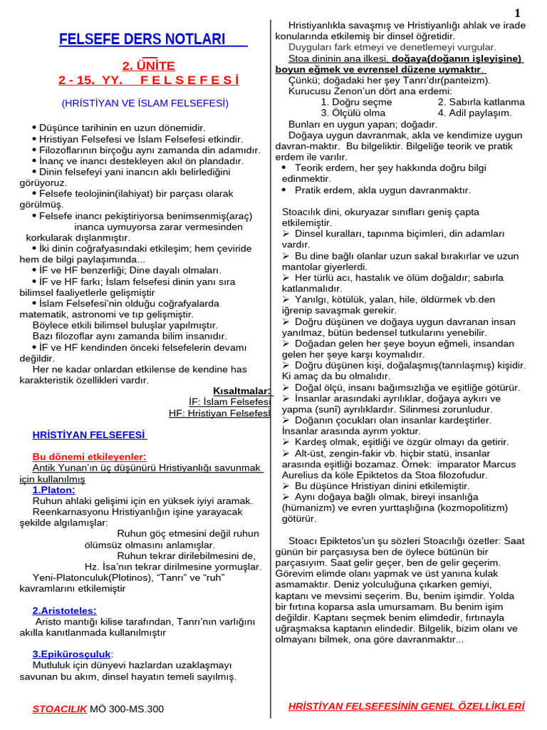 11 FEL. 2. Ünite | PDF