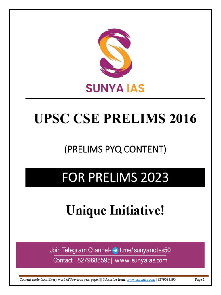 2016 pyq upsc_unlocked | PDF | Government Budget Balance | Deficit Spending