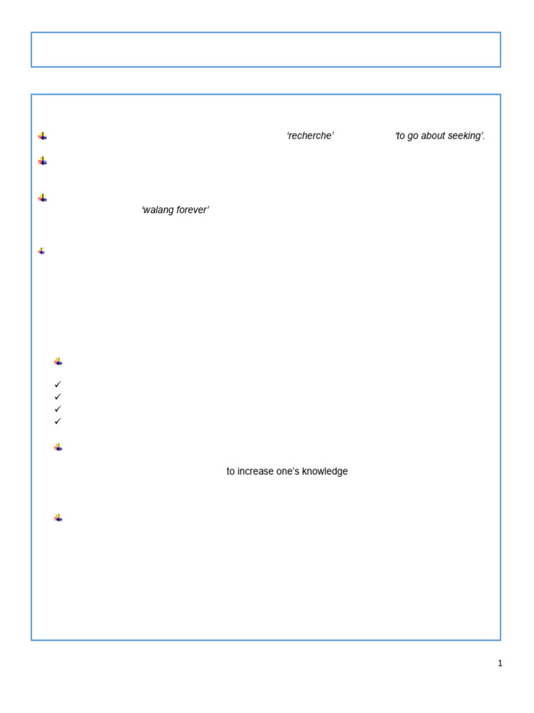 PR1-Lesson 1-Nature of Inquiry and Research (Reviewer) | PDF | Data ...