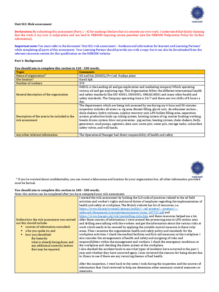 Nashpa Plant | PDF | Noise | Occupational Safety And Health