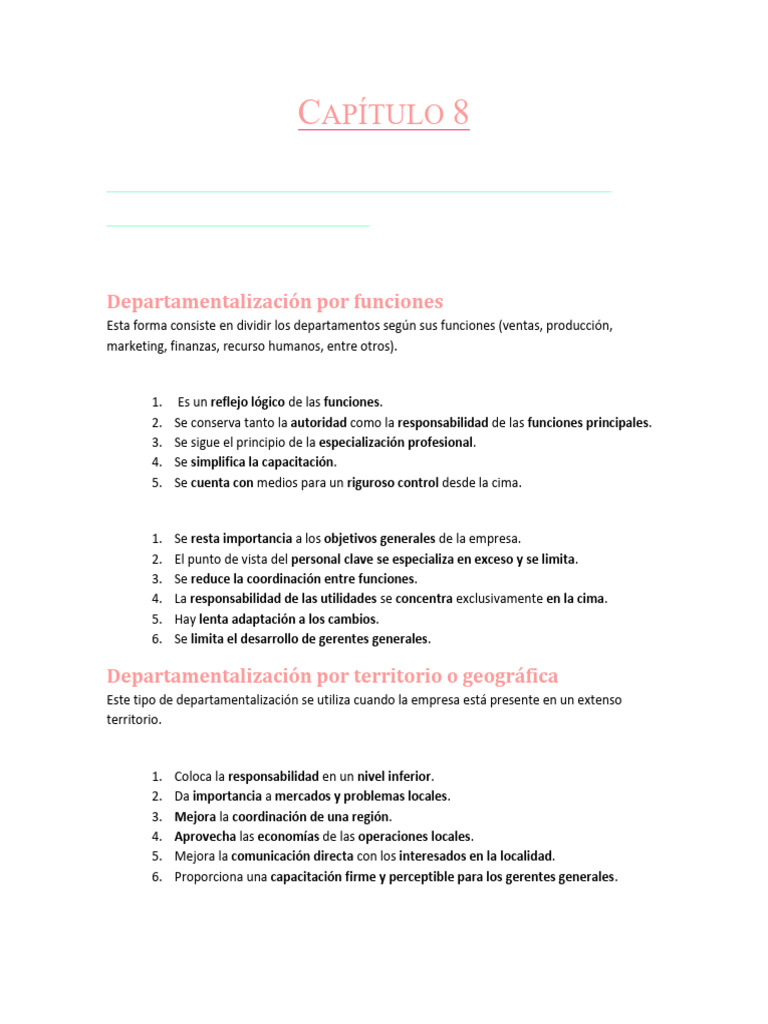 Capitulos 8 y 9 Koontz Capitulo 8 Estruc | PDF | Business | Economias