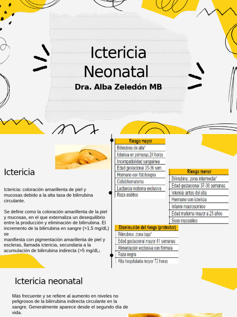 Ictericia Neonatal | PDF | Especialidades Medicas | Medicina CLINICA