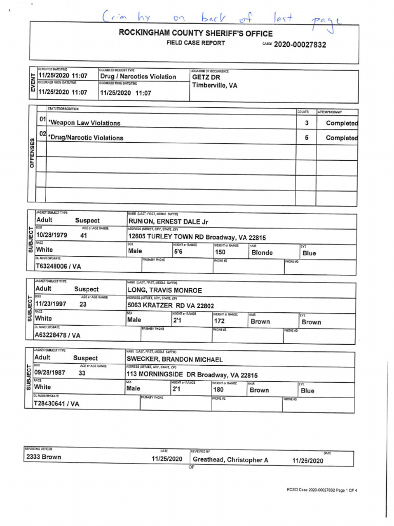 Police-Report ernie | PDF