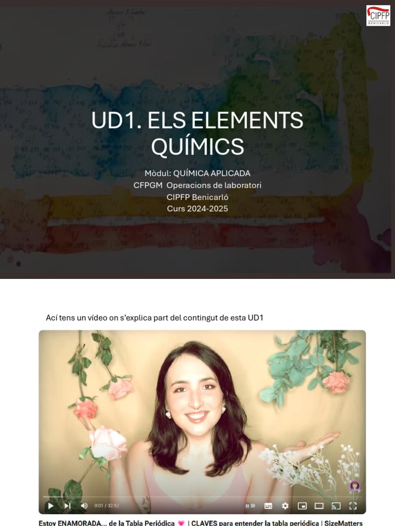 UD1. Els Elements Químics | PDF