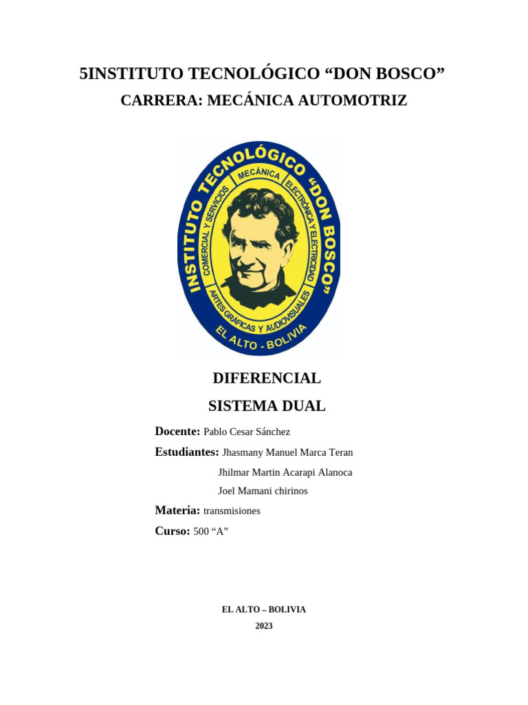 informe dual | PDF | Eje | Rodamiento (Mecánico)