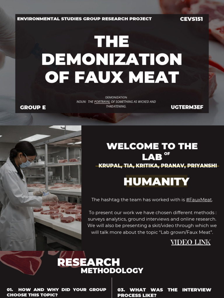 Introduction To Lab Grown Meat | PDF | Meat | Sustainability