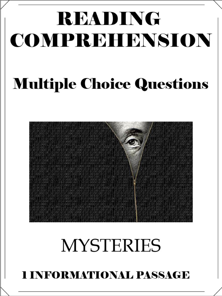 Multiple Choice Questions: Reading Comprehension | PDF