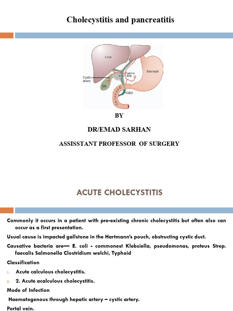 7 - Cholecystitis and Pancreatitis | PDF | Gallbladder | Medical ...