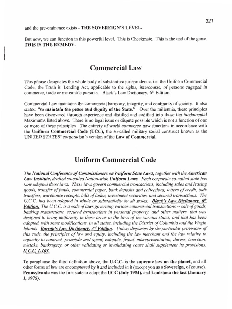 Becoming Secured Party Creditor | PDF