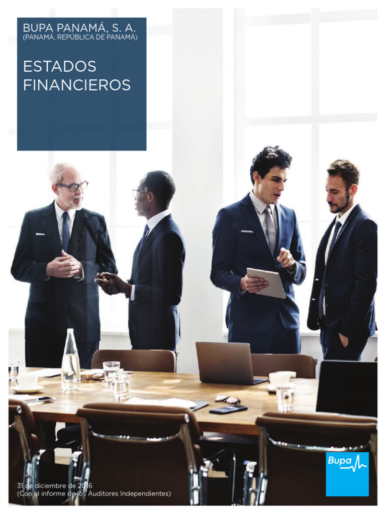 Estados Financieros Bupa Panama 2016 | PDF | Seguro | Auditoría