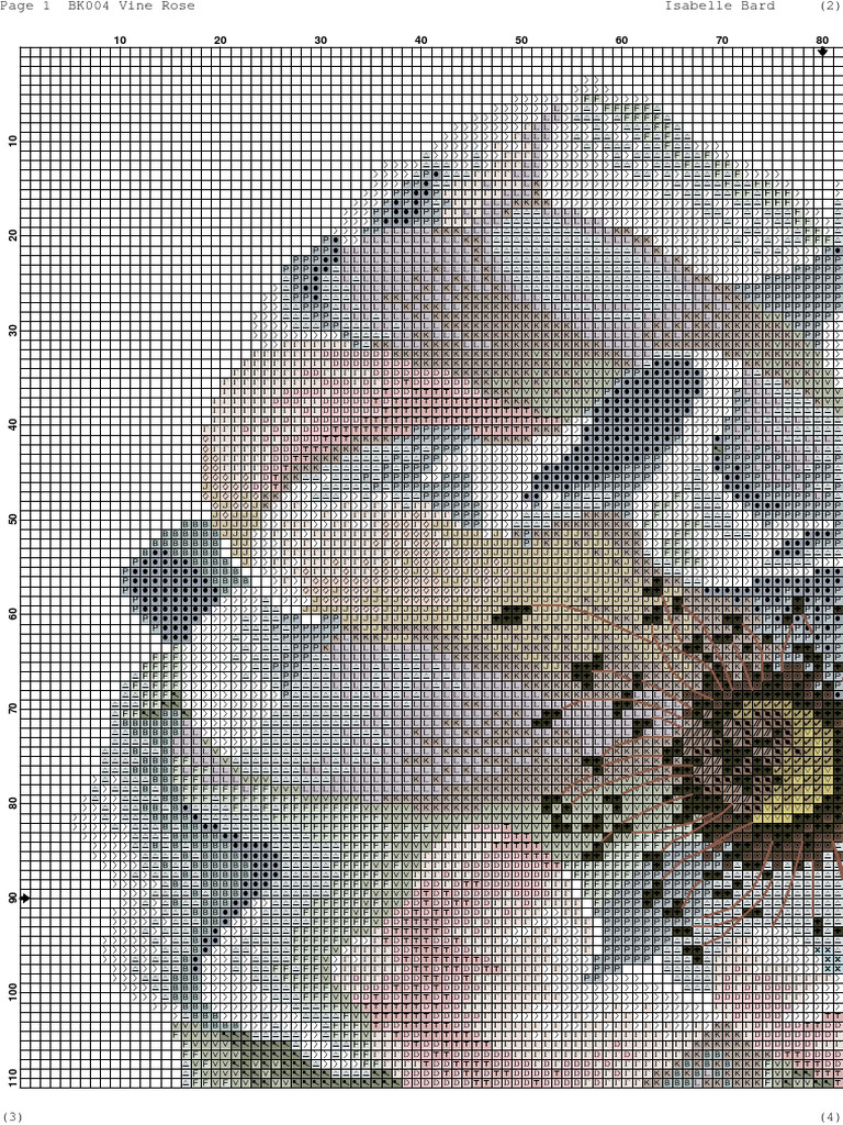 Vine Rose (DMC) | PDF | Textile Arts