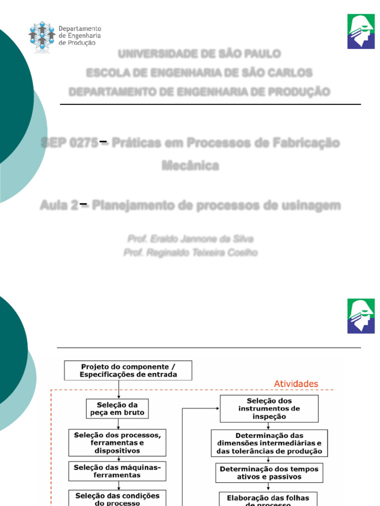 Aula2 - Planejamento de Processos | PDF | Máquinas | Metalurgia