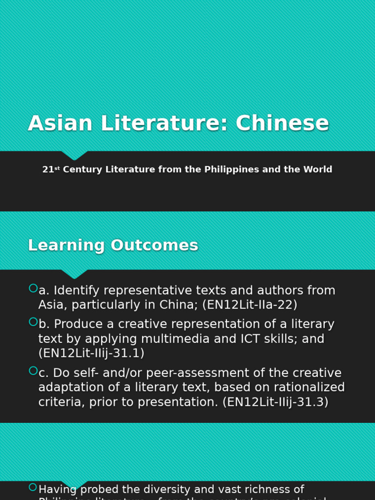 Chinese Lit 103438 | PDF | Chinese Literature | Chinese Culture