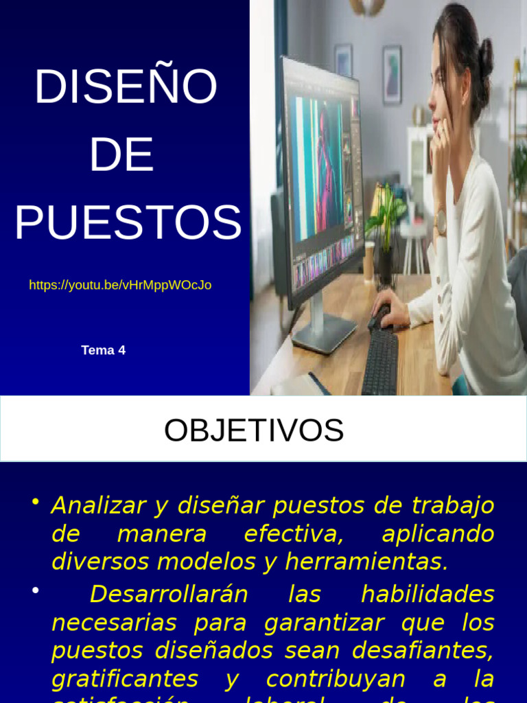 Diseño Efectivo de Puestos | PDF | Sicología | Diseño