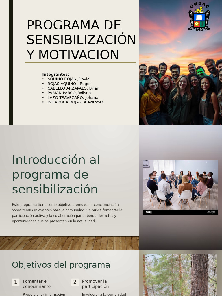 Introduccion Al Programa de Sensibilizacion | PDF | Motivacional | Motivación