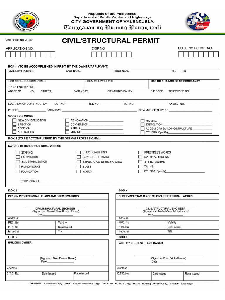Structural Permit Form | PDF
