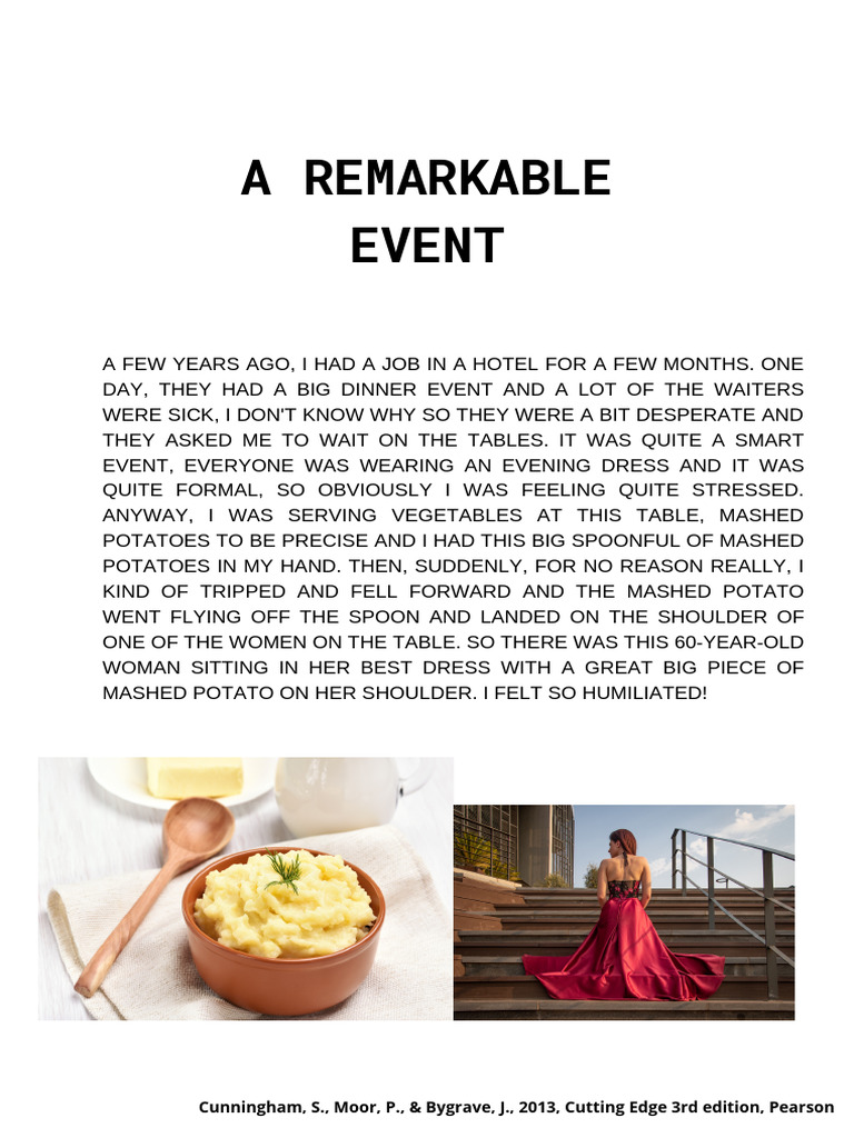 A Remarkable Event | PDF