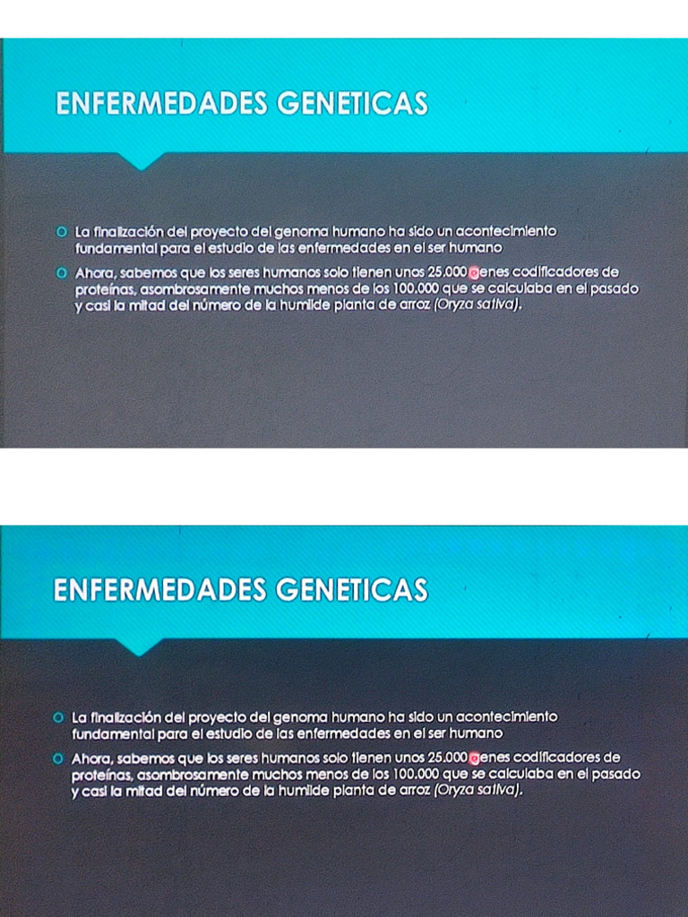 Enfermedades Geneticas | PDF