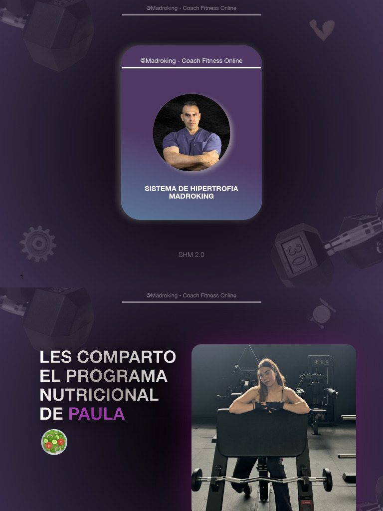 Paula - Programa Nutricional | PDF | Nutrición | Dieta y nutrición