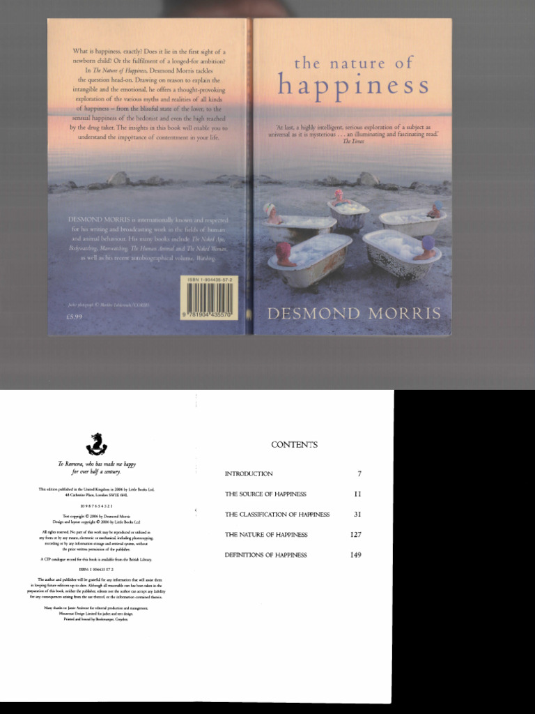 The Nature of Happiness (Little Book Matters) (Desmond Morris) | PDF ...
