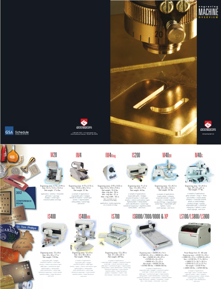 Gravograph Machines | PDF | Engraving | Building Materials